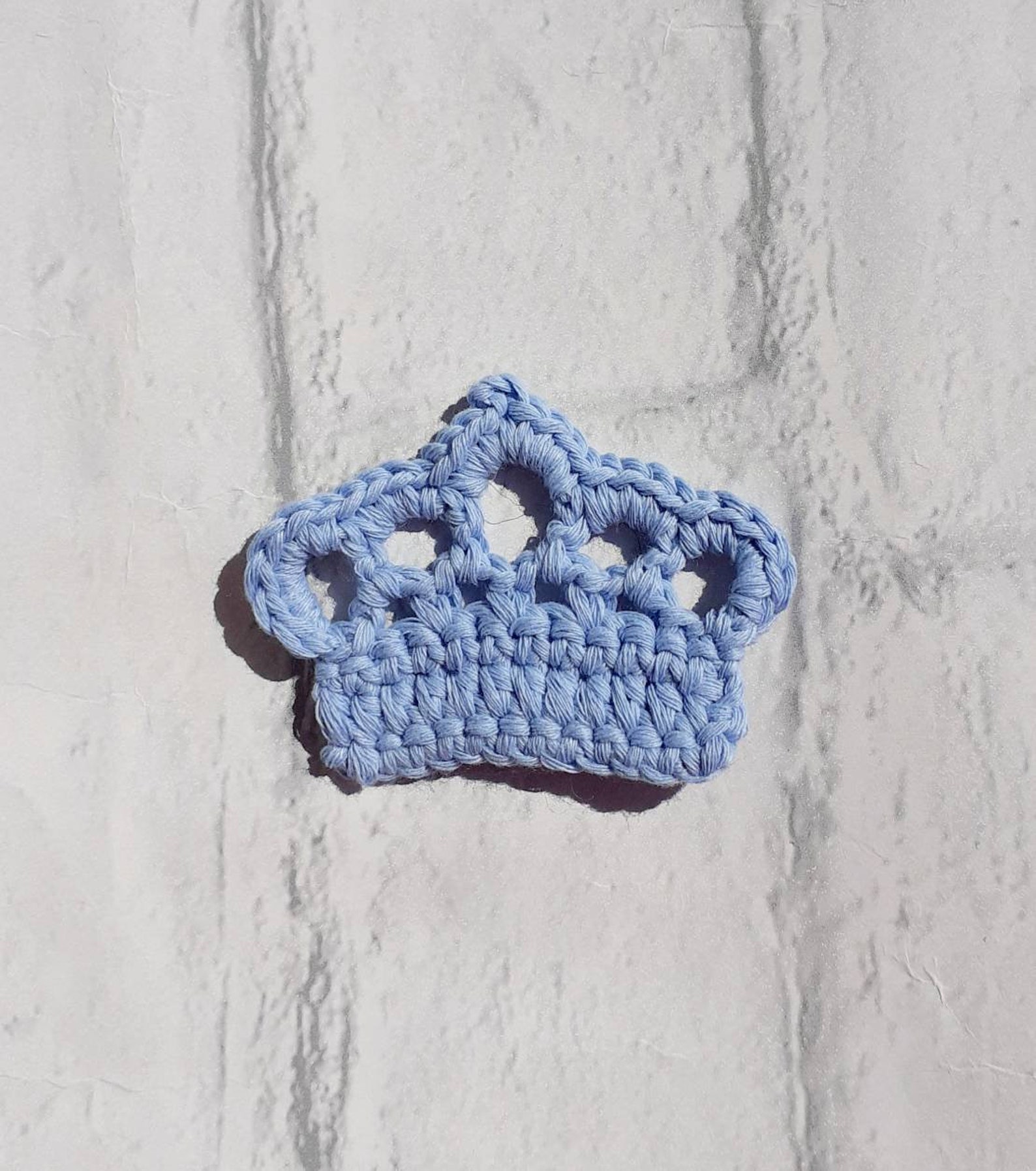 Crochet Crown Applique, Craft Embellishment, Sewing Accessories ...