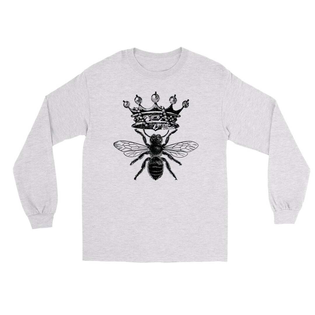 Queen Bee Long Sleeve Shirts, Personalized Queen Bee Long Sleeve, Best ...
