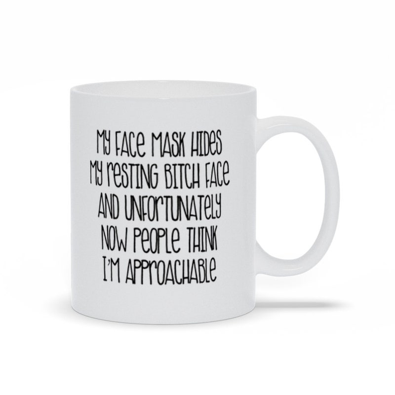 Sarcastic Face Mask - Etsy