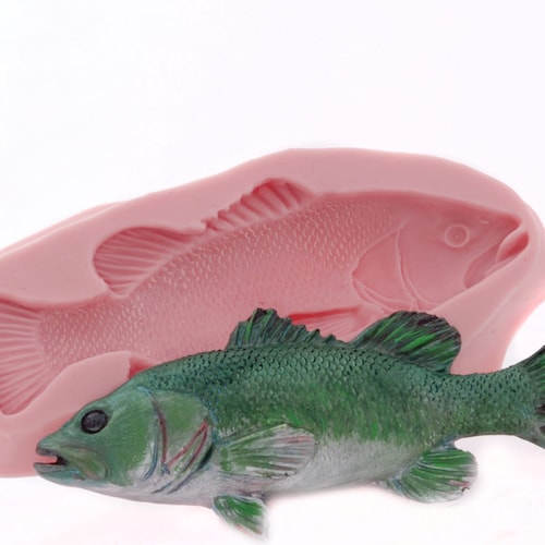 Fish Silicone Mold Fresh Water Bass Mould Resin Polymer Clay - Etsy