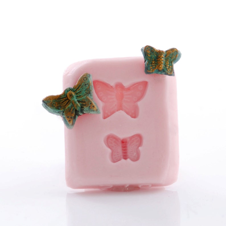 Silicone Tiny Butterfly Mold - Jewelry Mold - Resin Mold - Metal Clay ...
