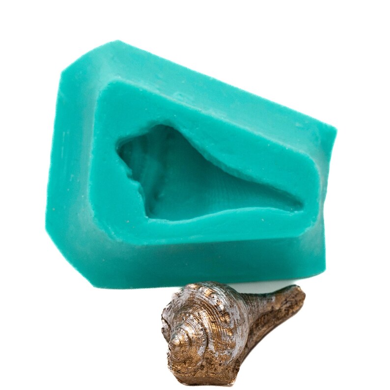 Silicone Mold - Conch Seashell Mold - Easy to Use With Resin, Clay, Wax ...