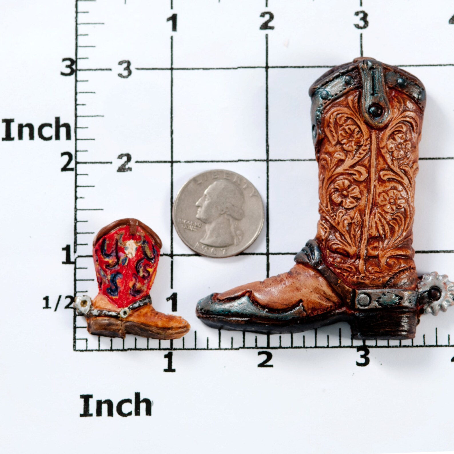 Cowboy Boot Silicone Mold Set Resin Jewelry Mold Soap Mold Craft Mold ...
