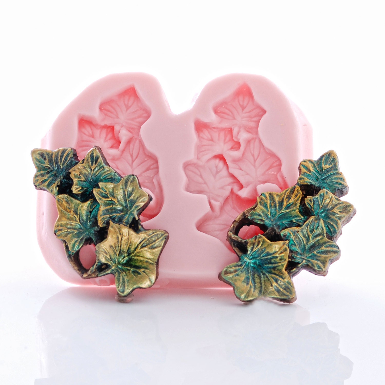 Ivy Leaf Silicone Mold - Create Two Ivy Leaf Cluster Pieces Using My ...