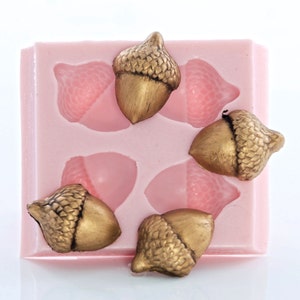 Acorn Silicone Mold Food Safe for Fondant, Chocolate, Candy, Sugar ...