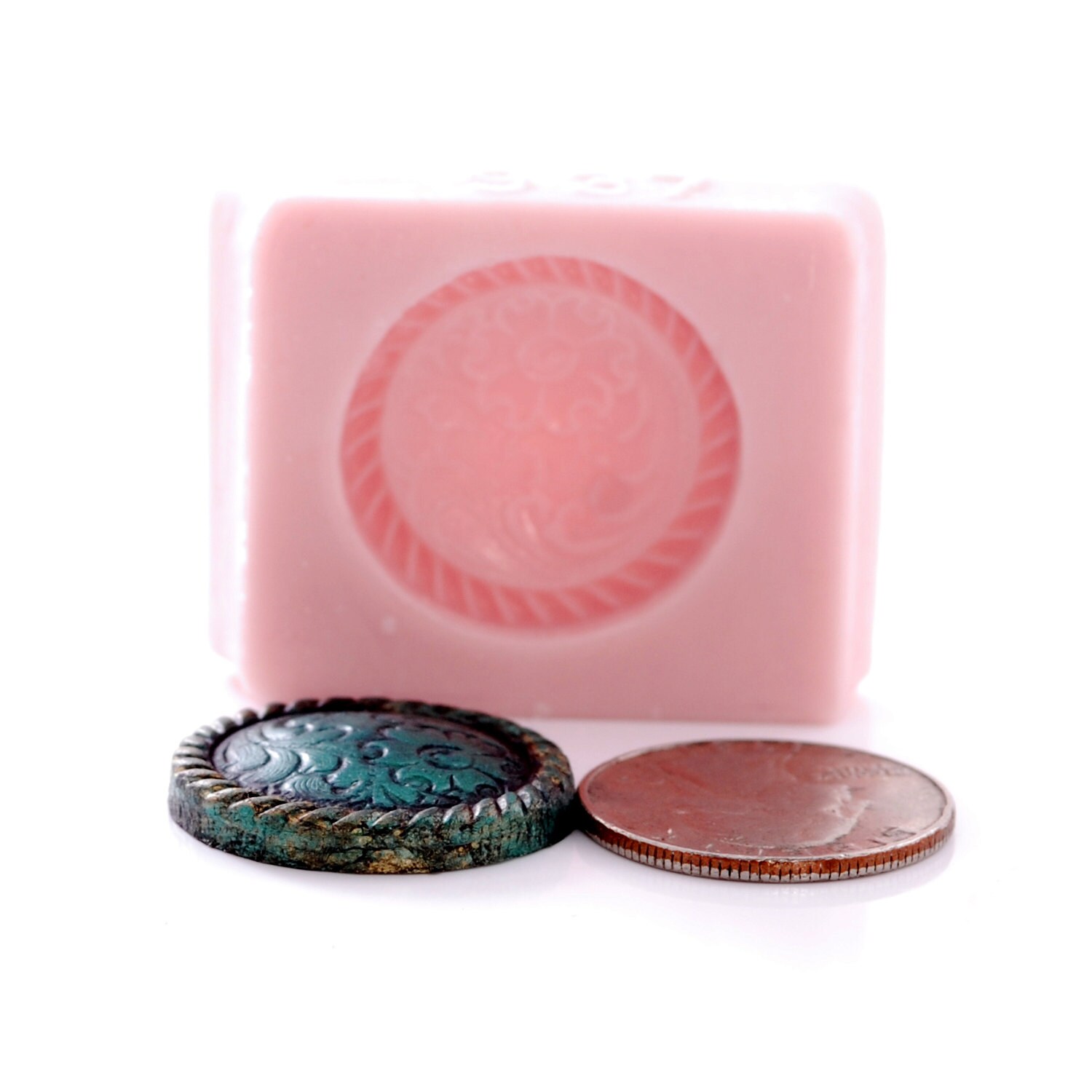 Western Concho Silicone Mold Jewelry Cabochon Charm Scrapbook Cake ...