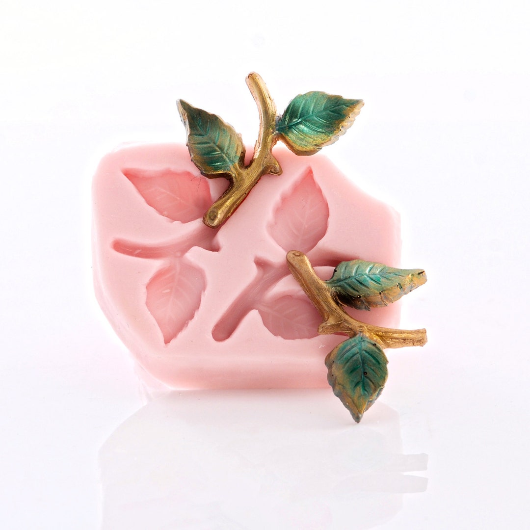 Leaf Silicone Mold Create Tree Leaves With a Branch Using My Easy to ...