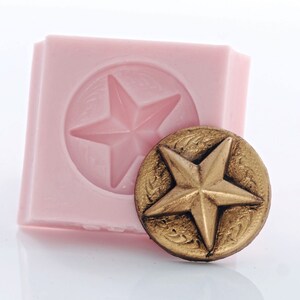 Concho Lone Star Silicone Mold Flexible Easy to Use Food Safe Fondant ...