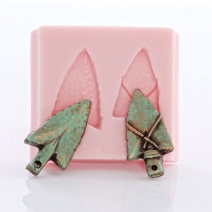 Silicone Arrowhead Mold Create Two Arrow Head for Jewelry, Charms ...