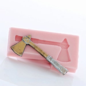 Small Thin Tomahawk Silicone Mold Hatchet Mold Ax Mold Jewelry Mold ...