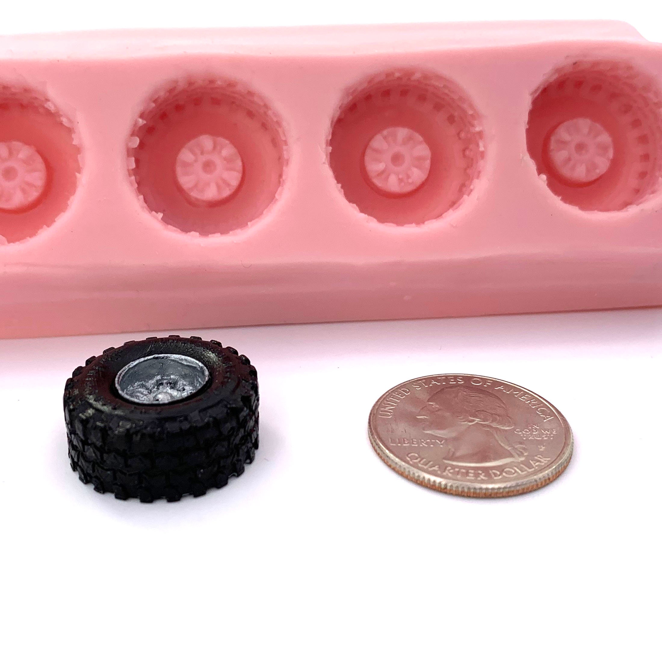 Food Safe Silicone Tire Wheel Mold Create Cake Decorations, Cup Caker ...