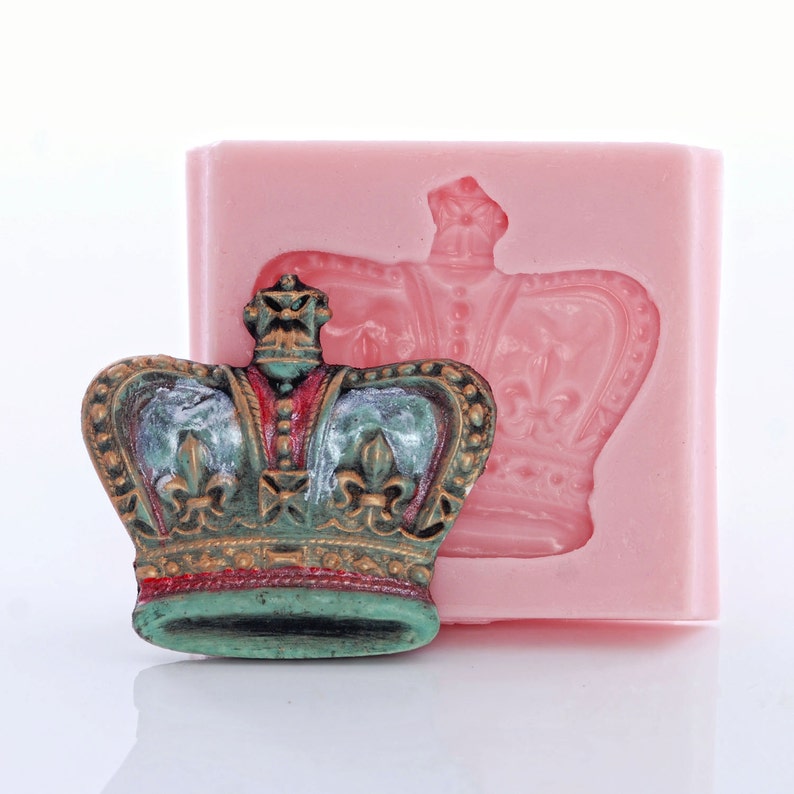 Royal Crown Silicone Mold Jewelry Mold Resin Polymer Clay | Etsy