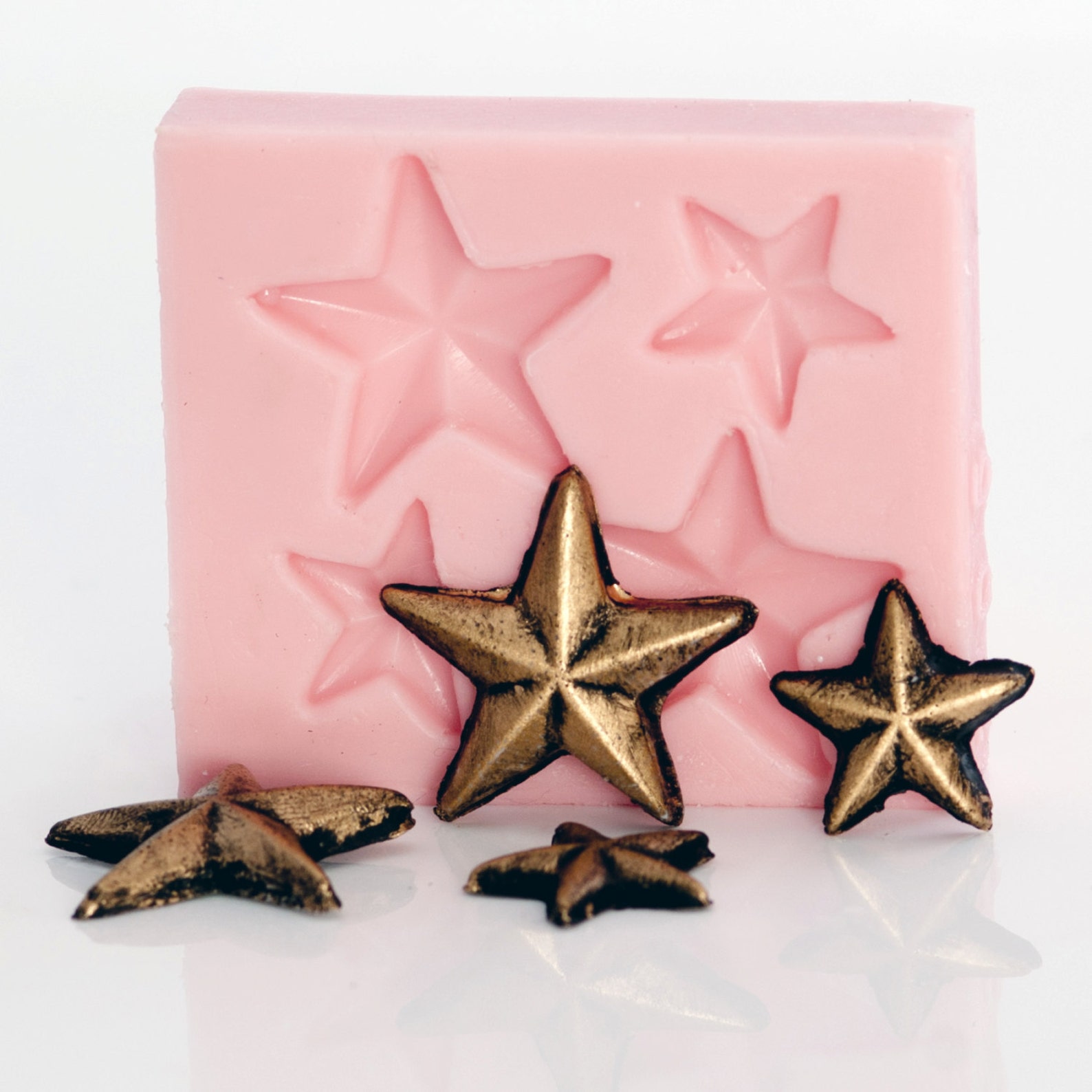 Silicone Star Mold Primitive Star Mould Easy to Use With - Etsy