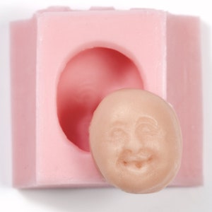 Face Silicone Mold for Crafts, Resin Casting, Polymer Clays, Plaster ...