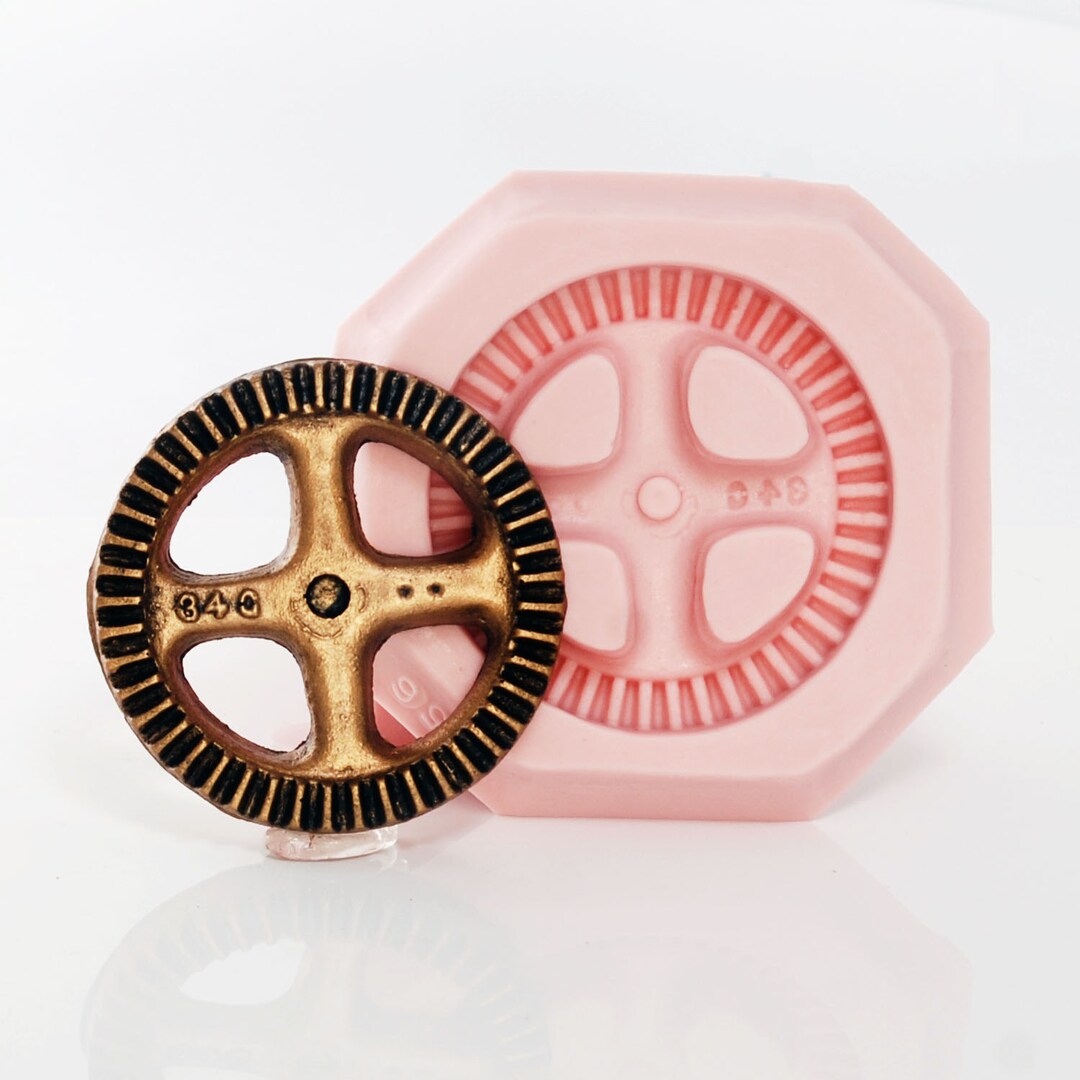 Silicone Mold Large Gear Cog Food Safe, Fondant, Chocolate, Candy ...