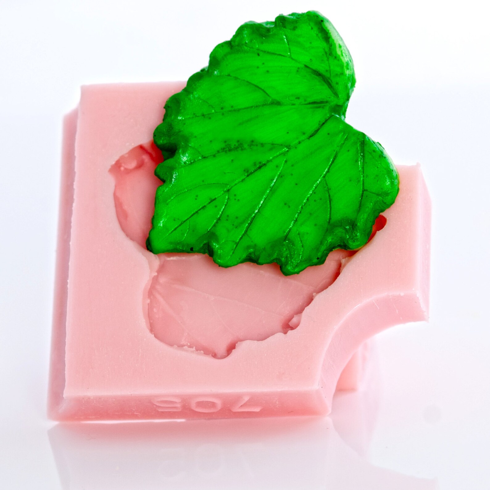 Grape Leaf Mold - Flexible Silicone Mold - Food Grade Mold - Fondant ...
