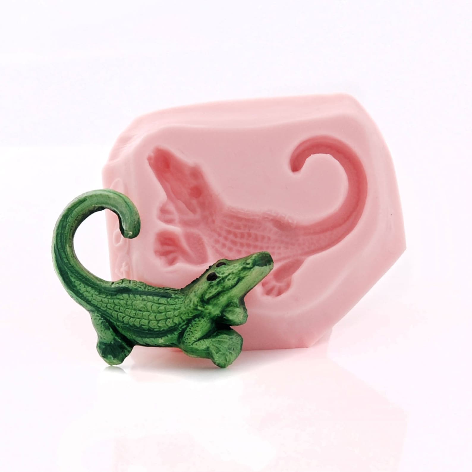 Small Alligator Silicone Mold Reptile Mold Food Safe - Etsy