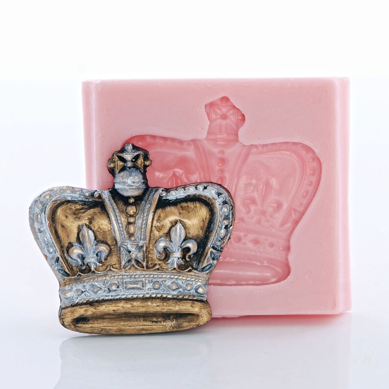 Royal Crown Silicone Mold Jewelry Mold Resin Polymer Clay | Etsy