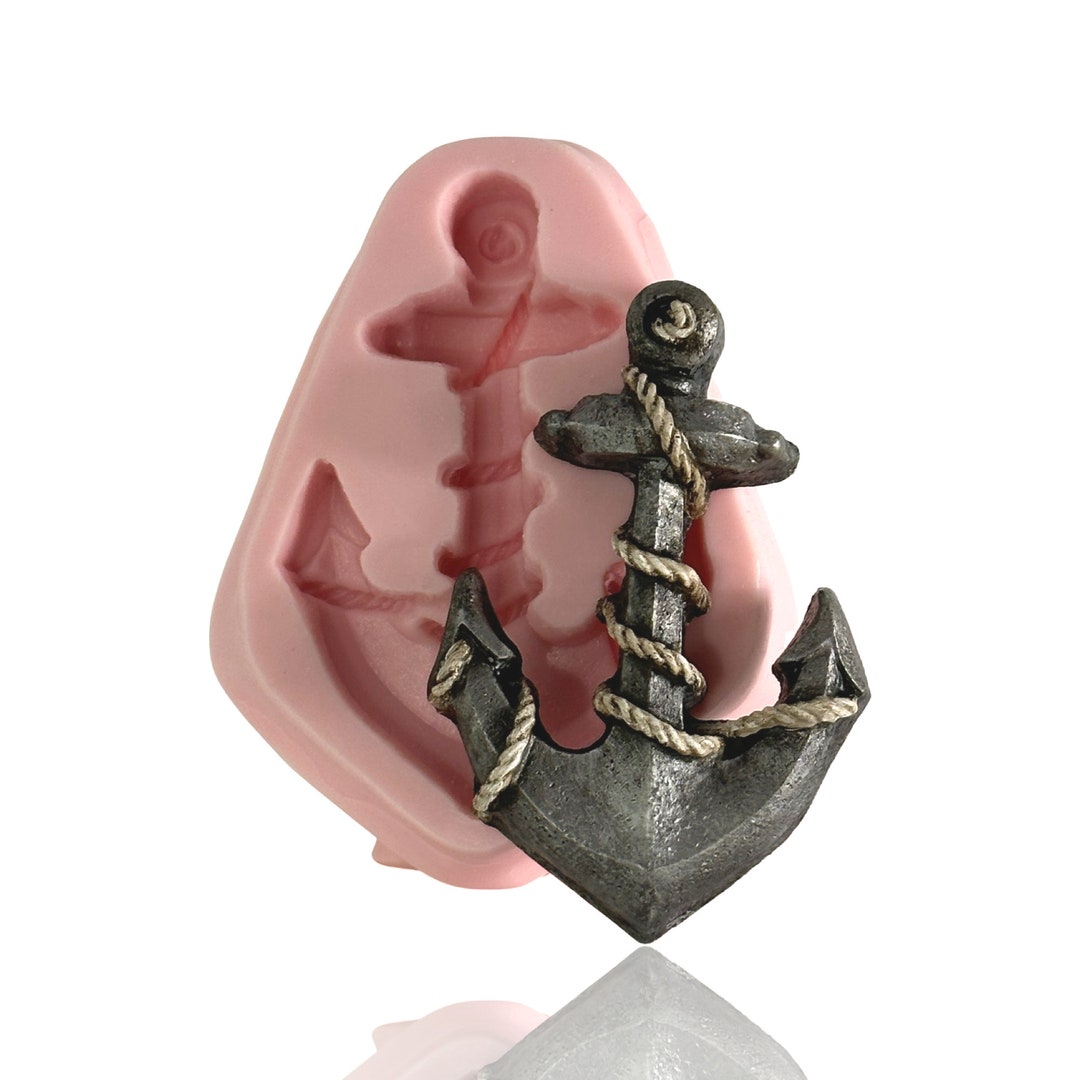Silicone Mold Ship Anchor - Nautical Food Safe Fondant Mold - Pirate ...