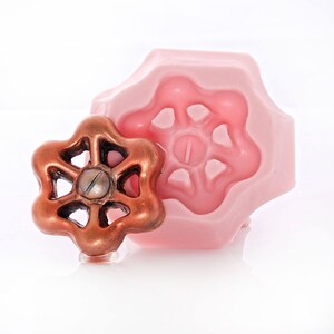 Faucet Spigot Valve Silicone Mold Food Safe Fondant Chocolate Gear Mold ...