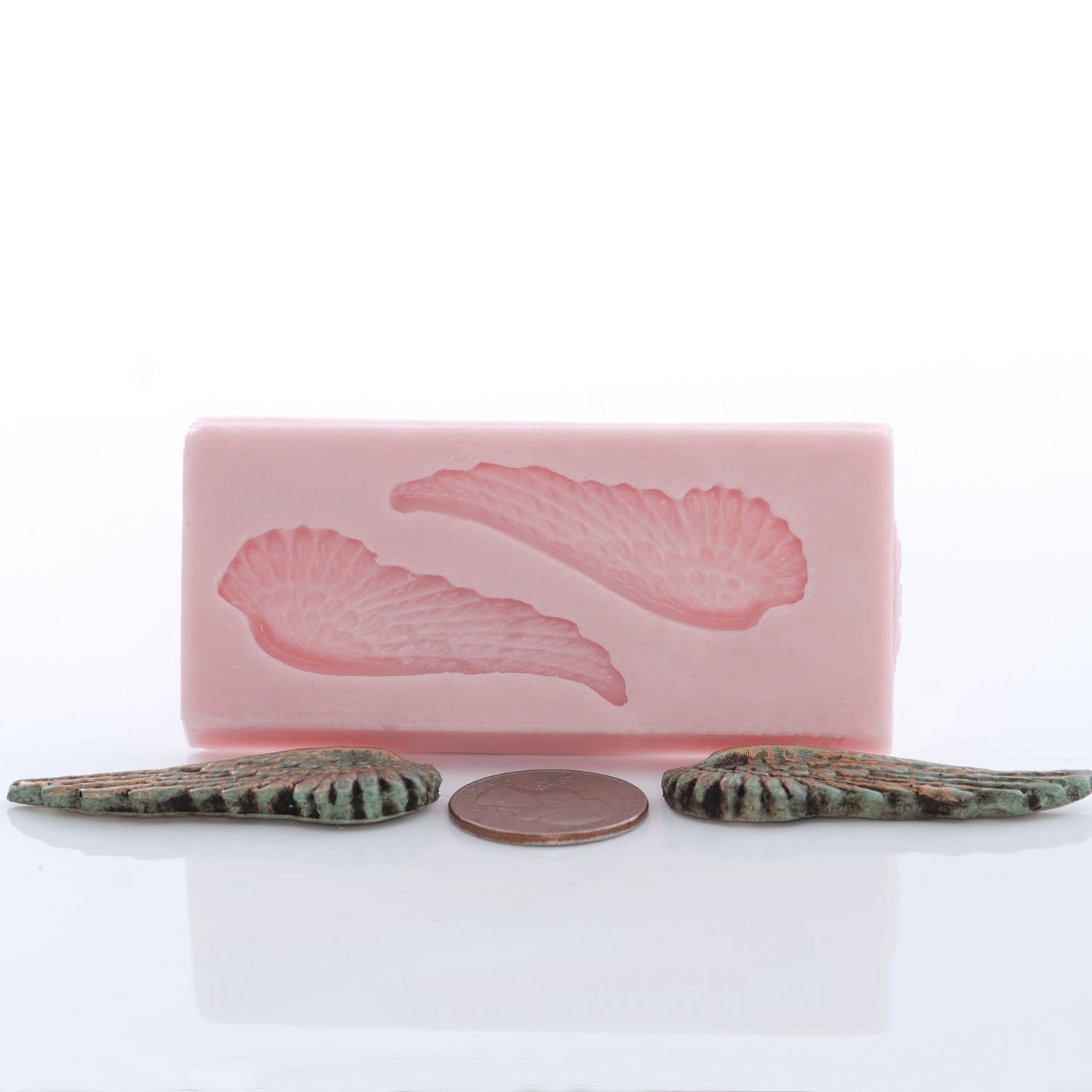 Small Angel Wing Silicone Mold Made From Food Safe Silicone Fondant Gum ...