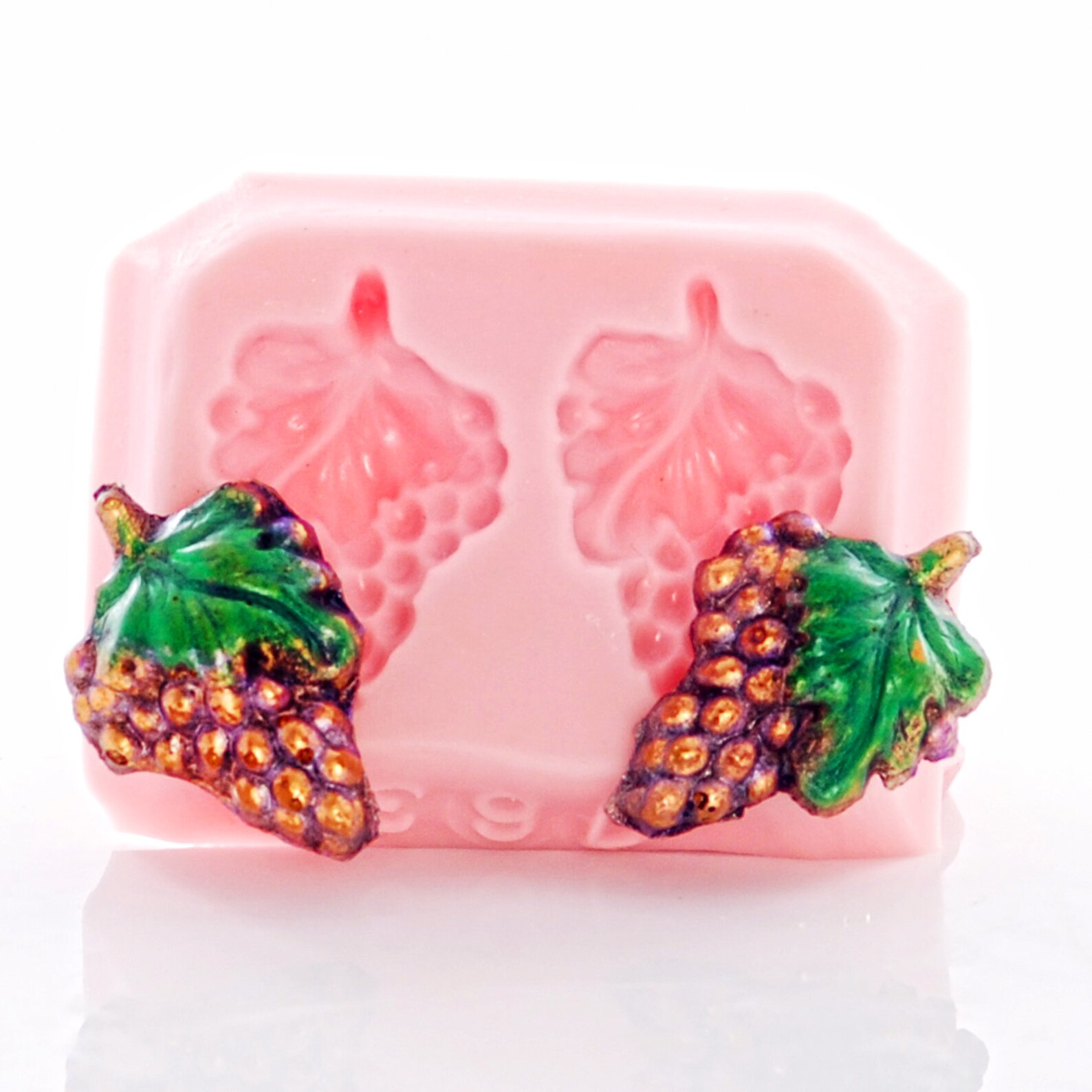 Grape Cluster Silicone Mold Perfect Size for Earrings, Charms, Use With ...