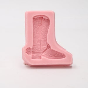 Cowboy Boot Silicone Mold - Fondant, Chocolate Mold - Soap Mold ...