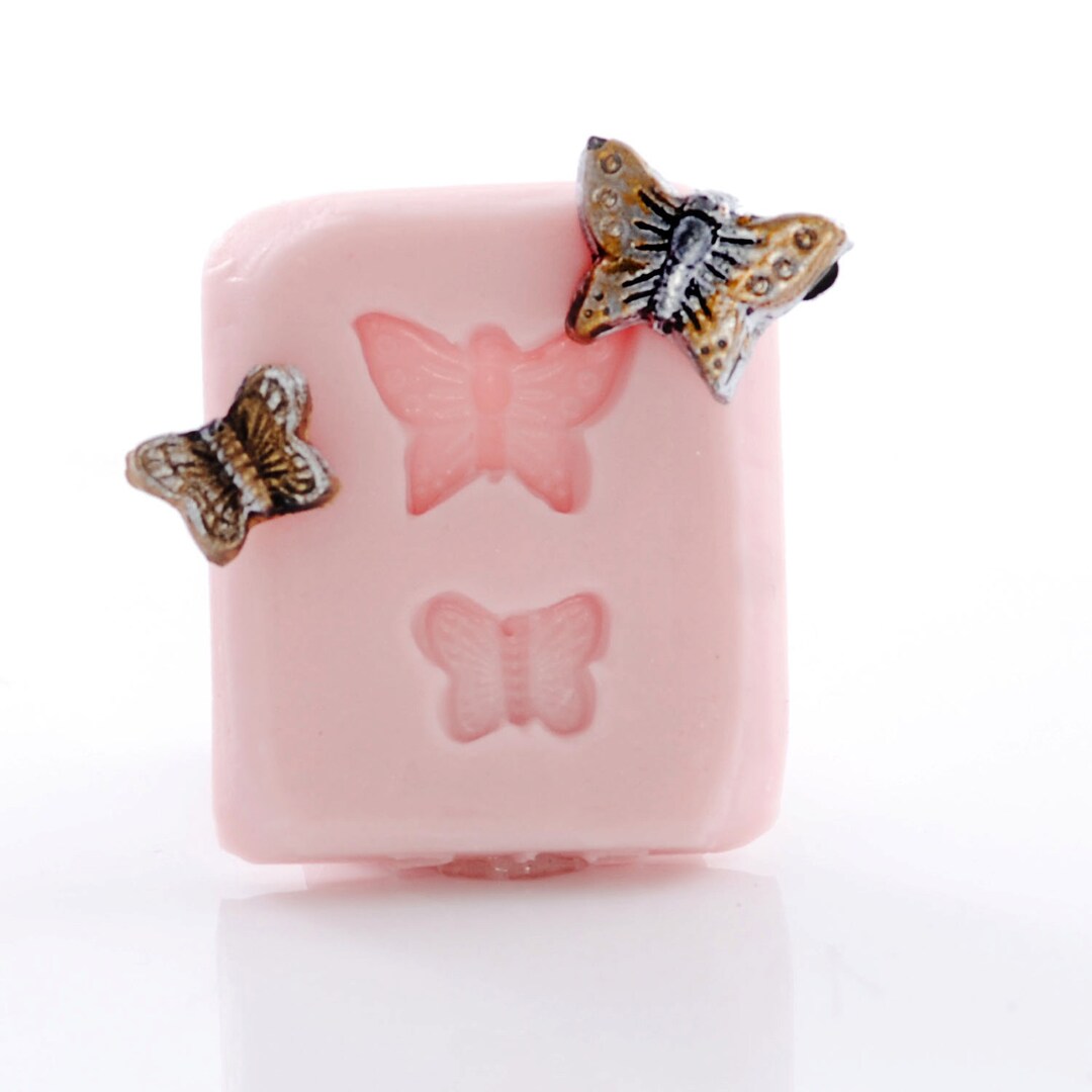Silicone Tiny Butterfly Mold - Jewelry Mold - Resin Mold - Metal Clay ...