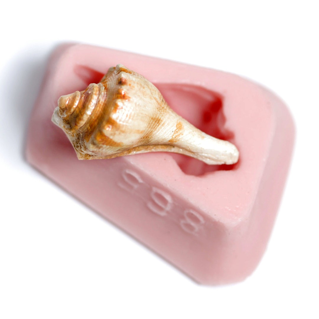 Silicone Mold - Conch Seashell Mold - Easy to Use With Resin, Clay, Wax ...