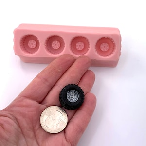Food Safe Silicone Tire Wheel Mold Create Cake Decorations, Cup Caker ...