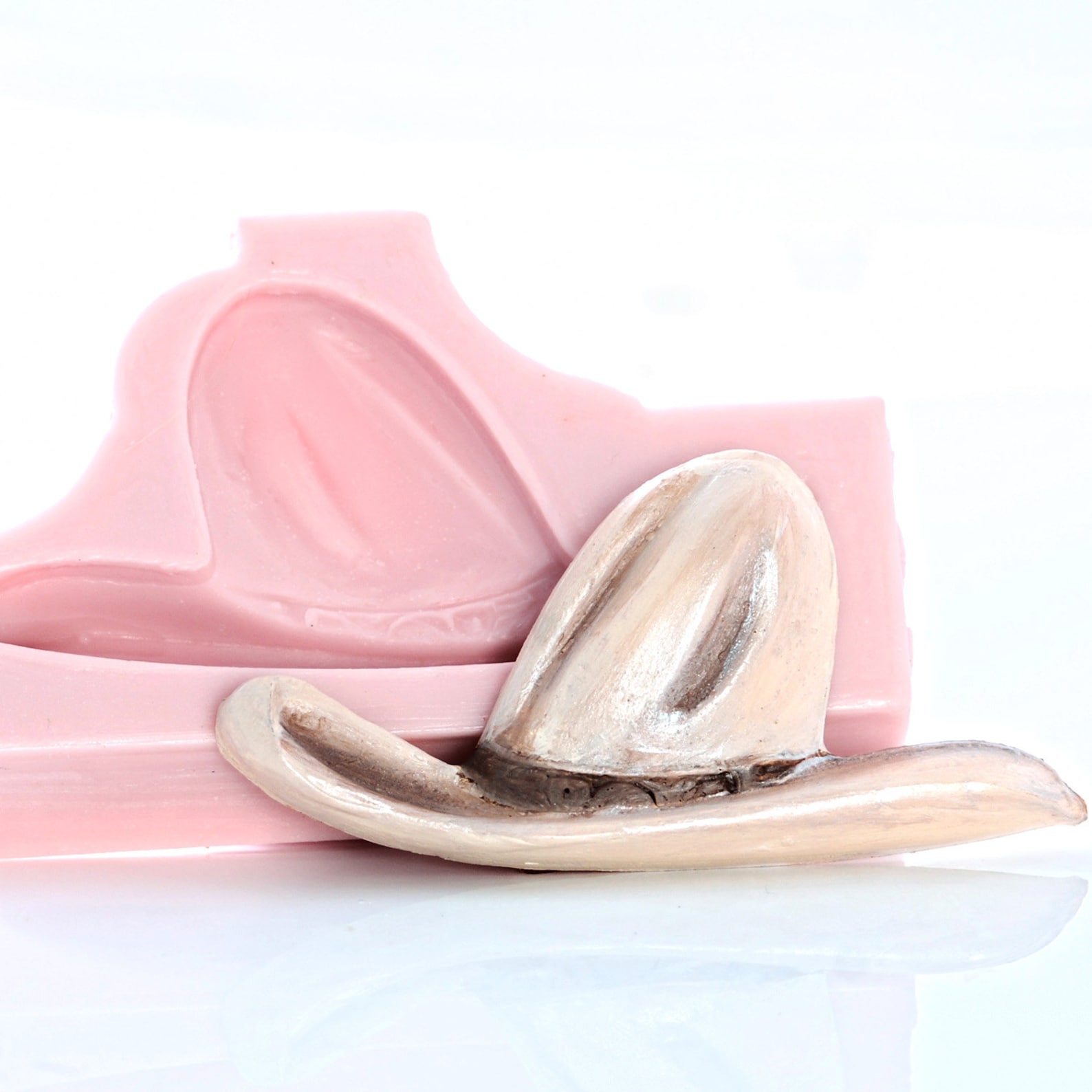 Flexible Silicone Cowboy Hat Mold Mould Great for Crafts Jewelry ...