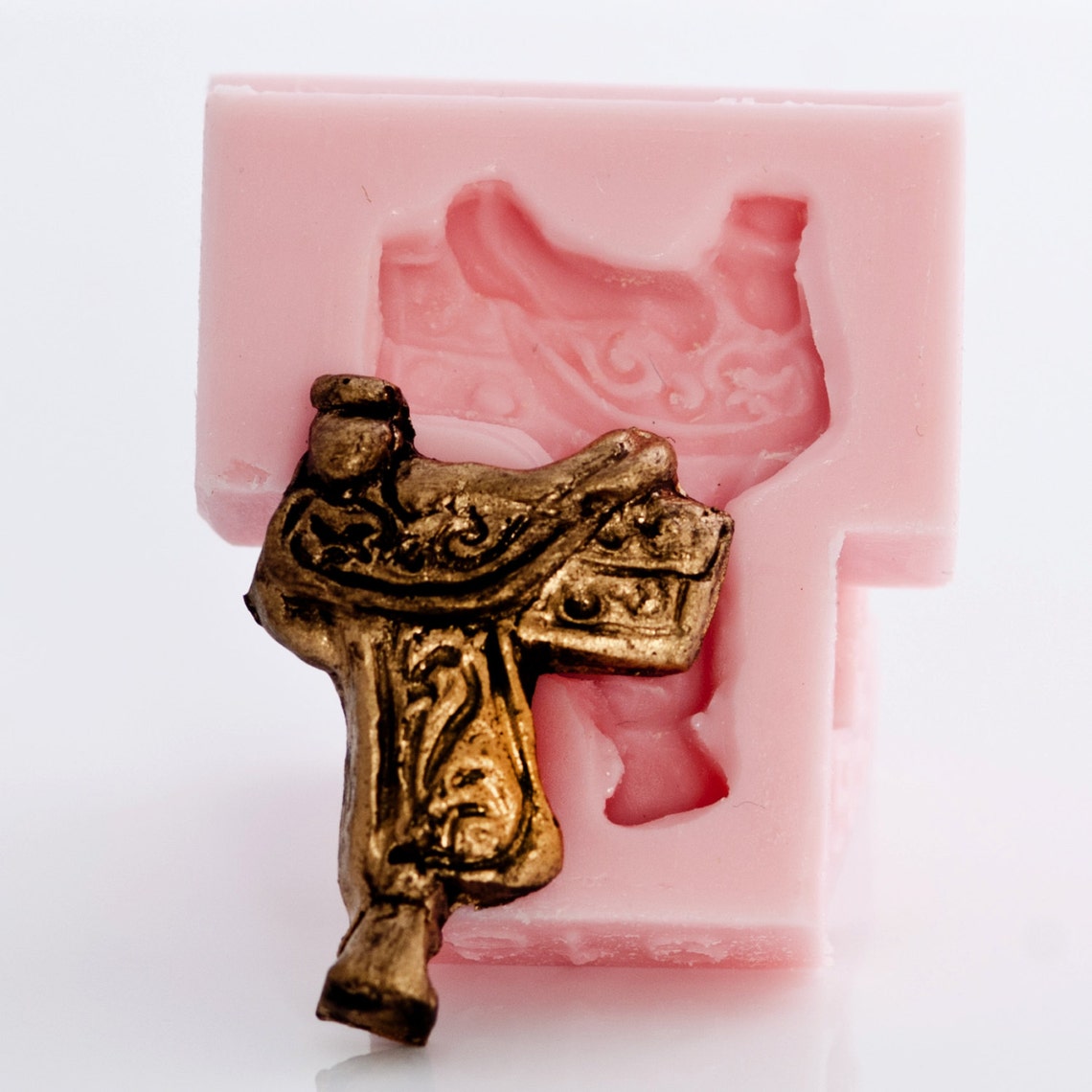 Western Saddle Silicone Mold DIY Resin Clay Moulds - Scrapbook ...