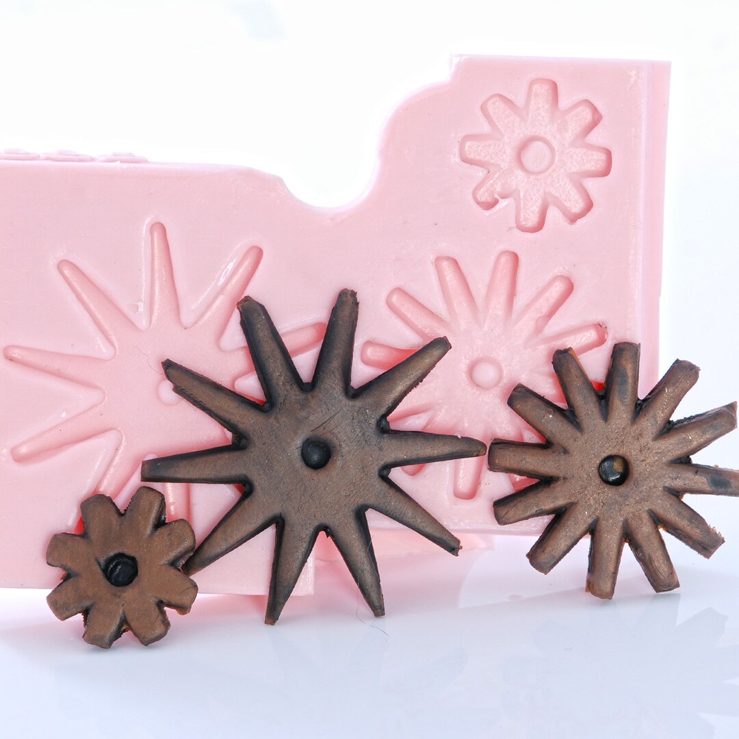 Mold Mould Flexible Silicone Spur Rowels Fondant Gum Paste Candy Sugar ...