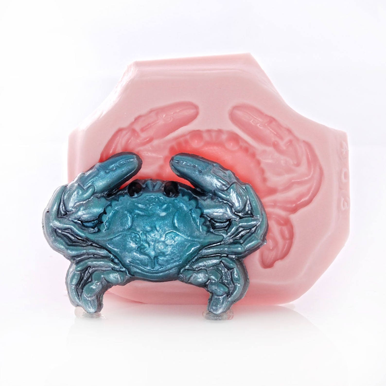 Crab Silicone Mold - Food Safe Fondant Chocolate Candy Mold - Jewelry ...
