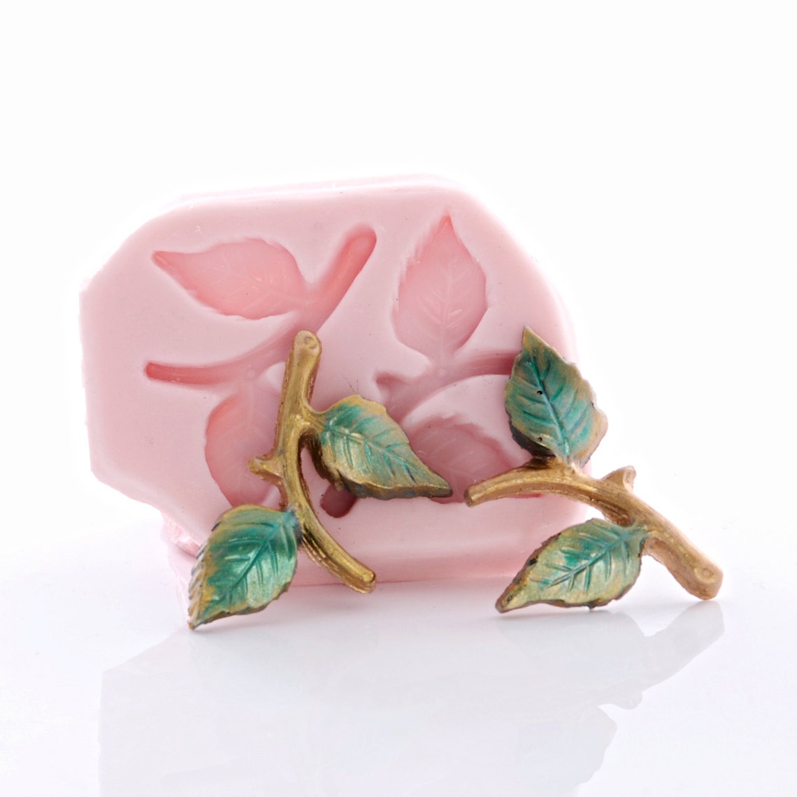 Leaf Silicone Mold Create Tree Leaves With a Branch Using My | Etsy