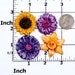 Four Spring Flower Silicone Molds for Use With Candy Melt, Polymer Clay ...