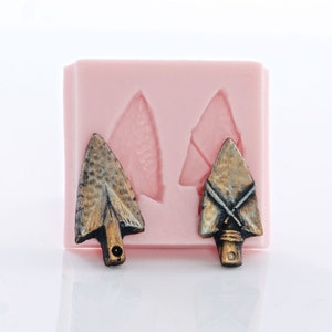 Silicone Arrowhead Mold Create Two Arrow Head for Jewelry, Charms ...