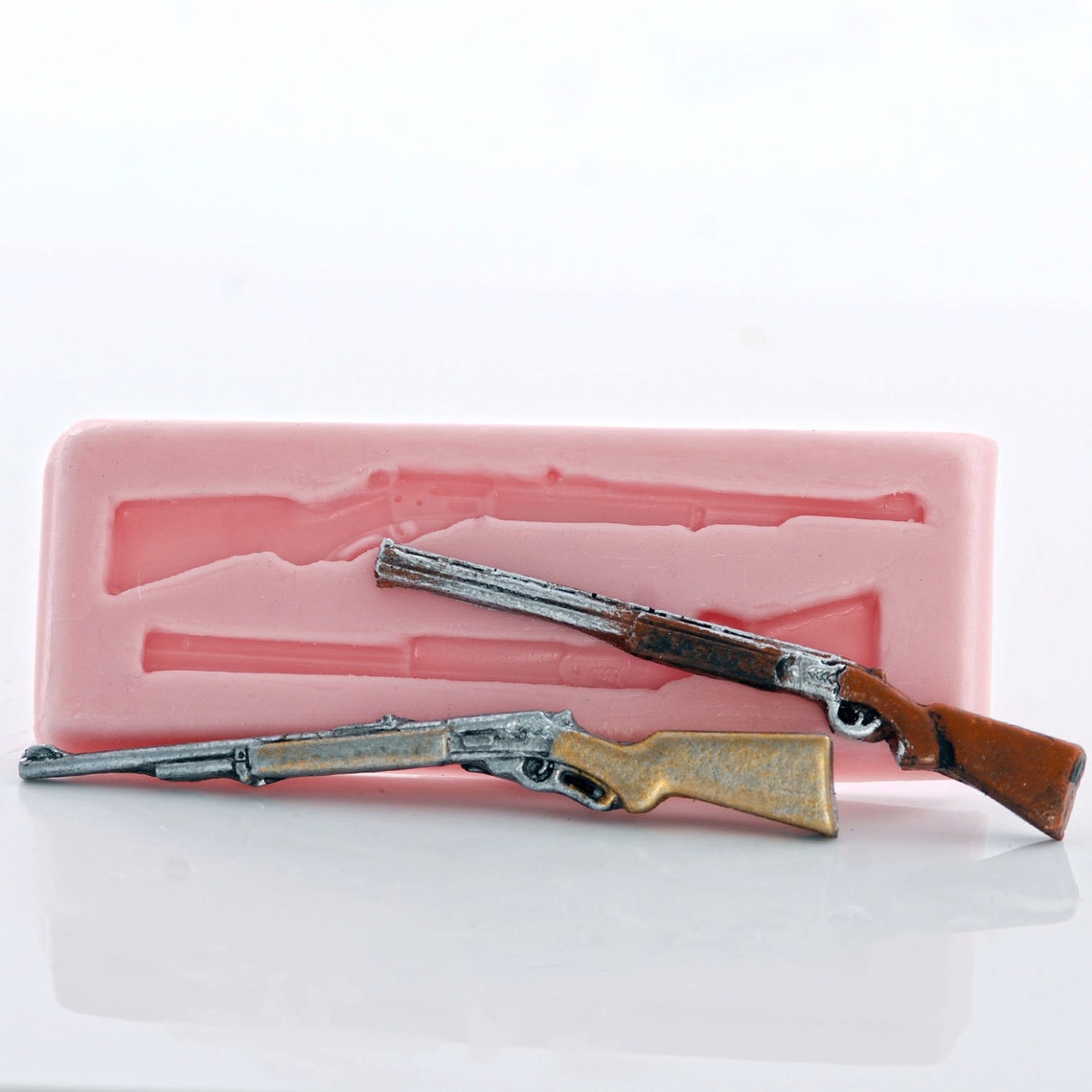 Silicone Mold Creates Two Rifles Shotguns Guns Use With - Etsy