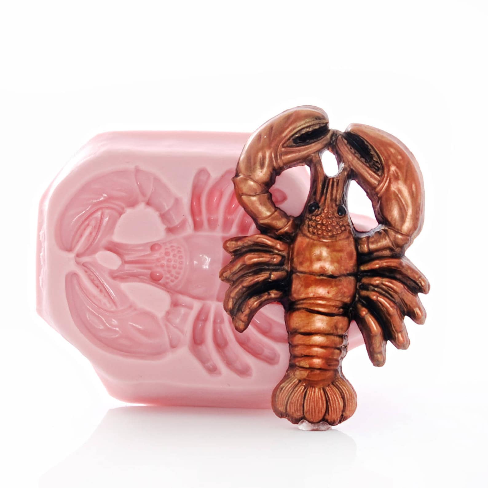 Lobster Silicone Mold - Food Safe Fondant Chocolate Candy Mold ...