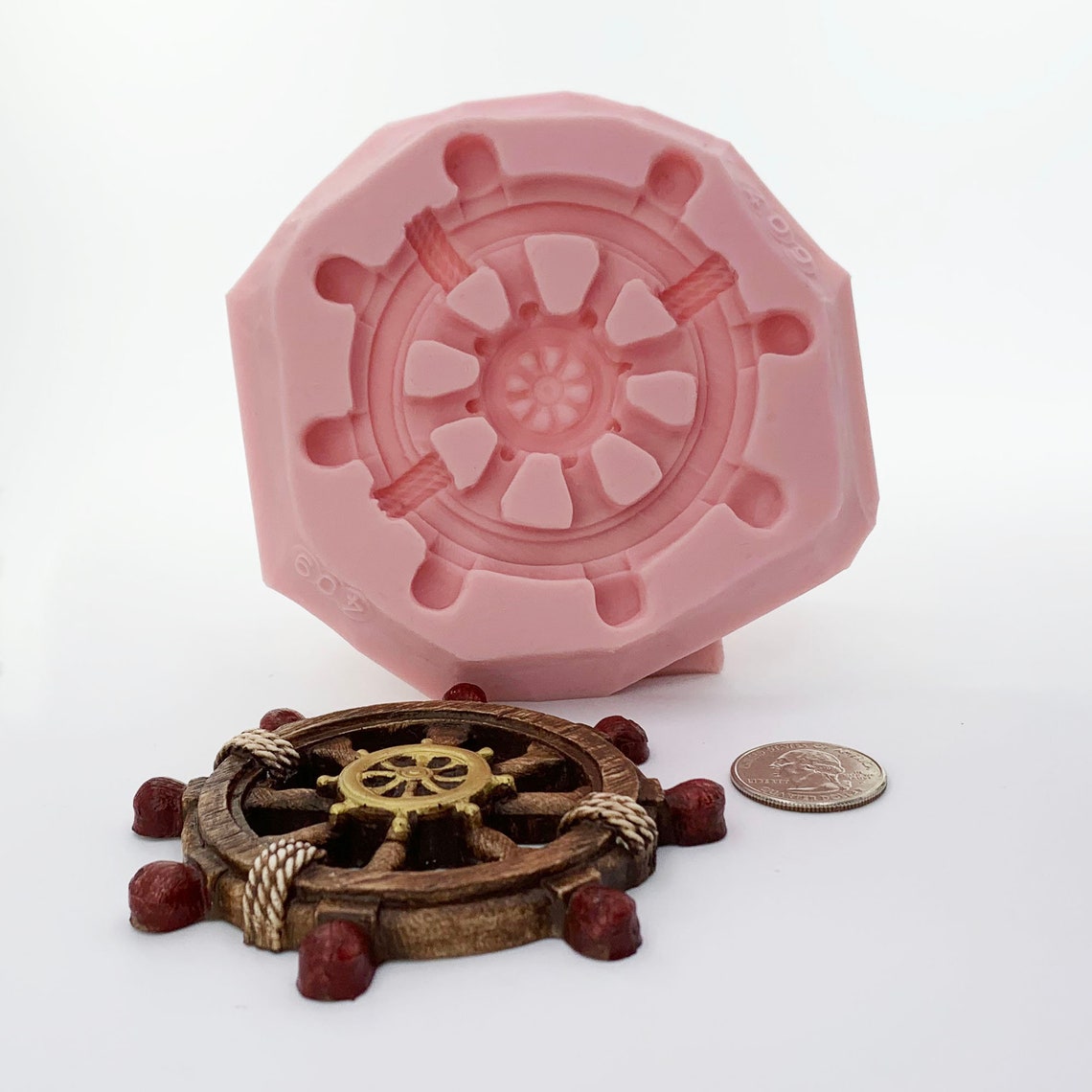 Captain's Ship Wheel Silicone Mold Food Safe Fondant | Etsy