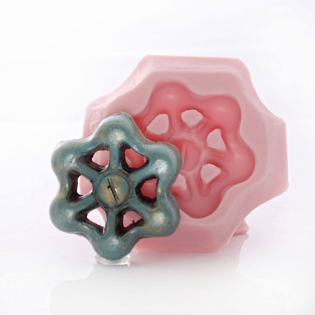 Faucet Spigot Valve Silicone Mold Food Safe Fondant Chocolate Gear Mold ...