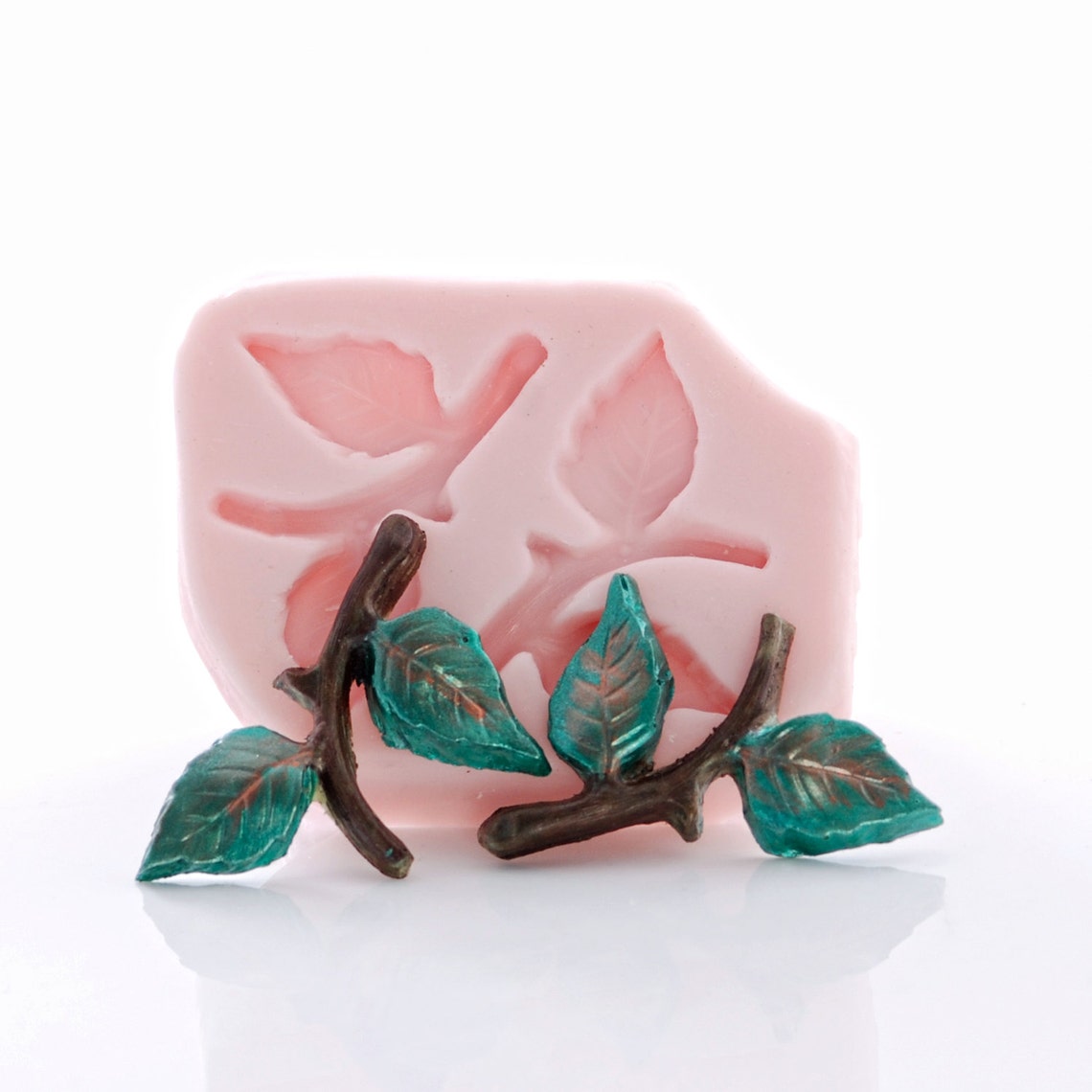 Leaf Silicone Mold Create Tree Leaves With a Branch Using My | Etsy