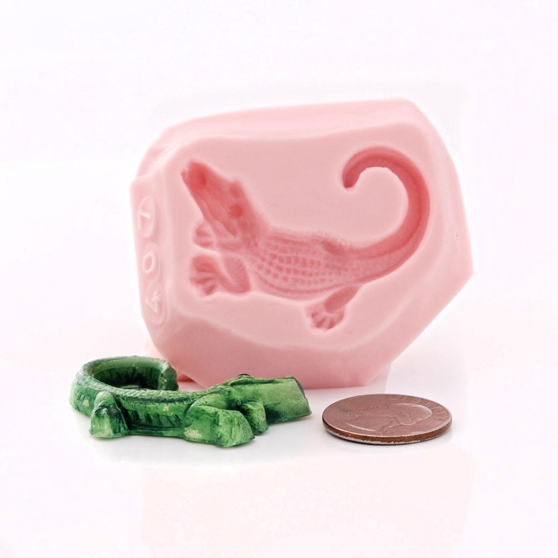 Small Alligator Silicone Mold Reptile Mold Food Safe - Etsy