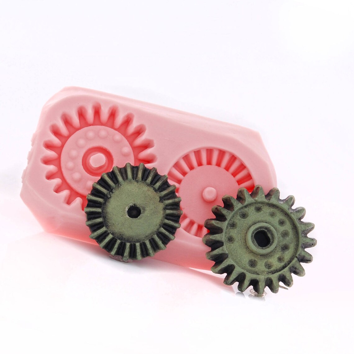 Silicone Steampunk Gear Mold Easily Make Two Fondant | Etsy