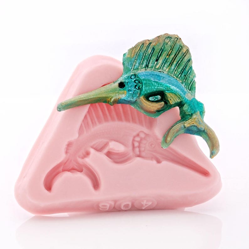 Fish Silicone Mold Swordfish Food Safe Fondant Chocolate - Etsy
