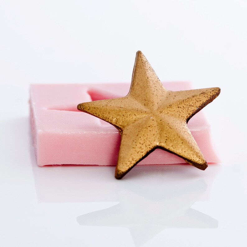 Lone Star Silicone Mold - Western Star Jewelry Mold - Country Star Mold ...