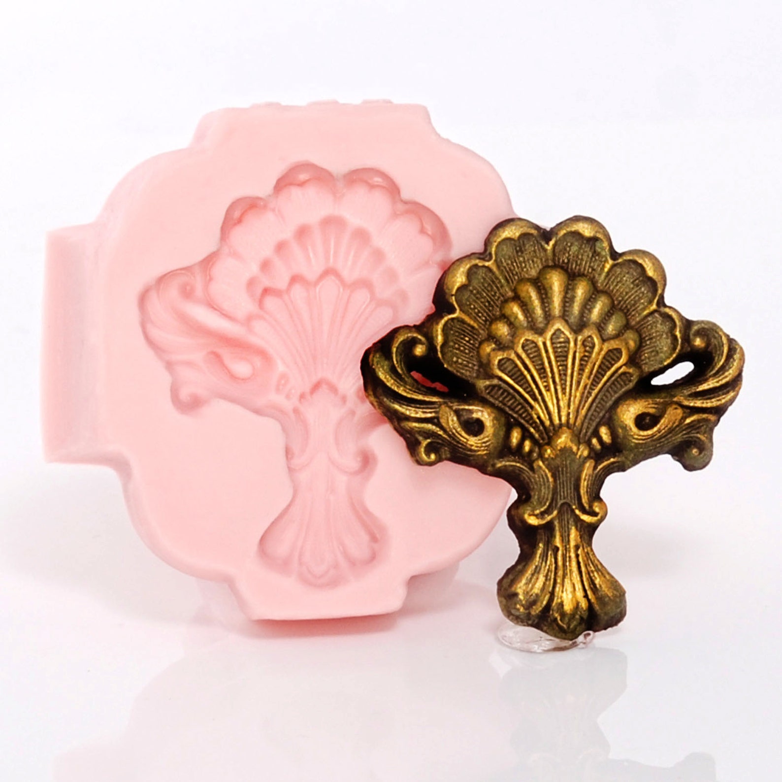 Silicone Mold Creates a Romantic Victorian Embellishment - Etsy