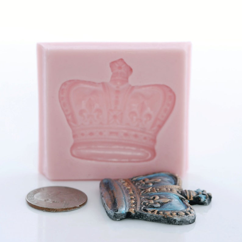 Royal Crown Silicone Mold Jewelry Mold Resin Polymer Clay | Etsy