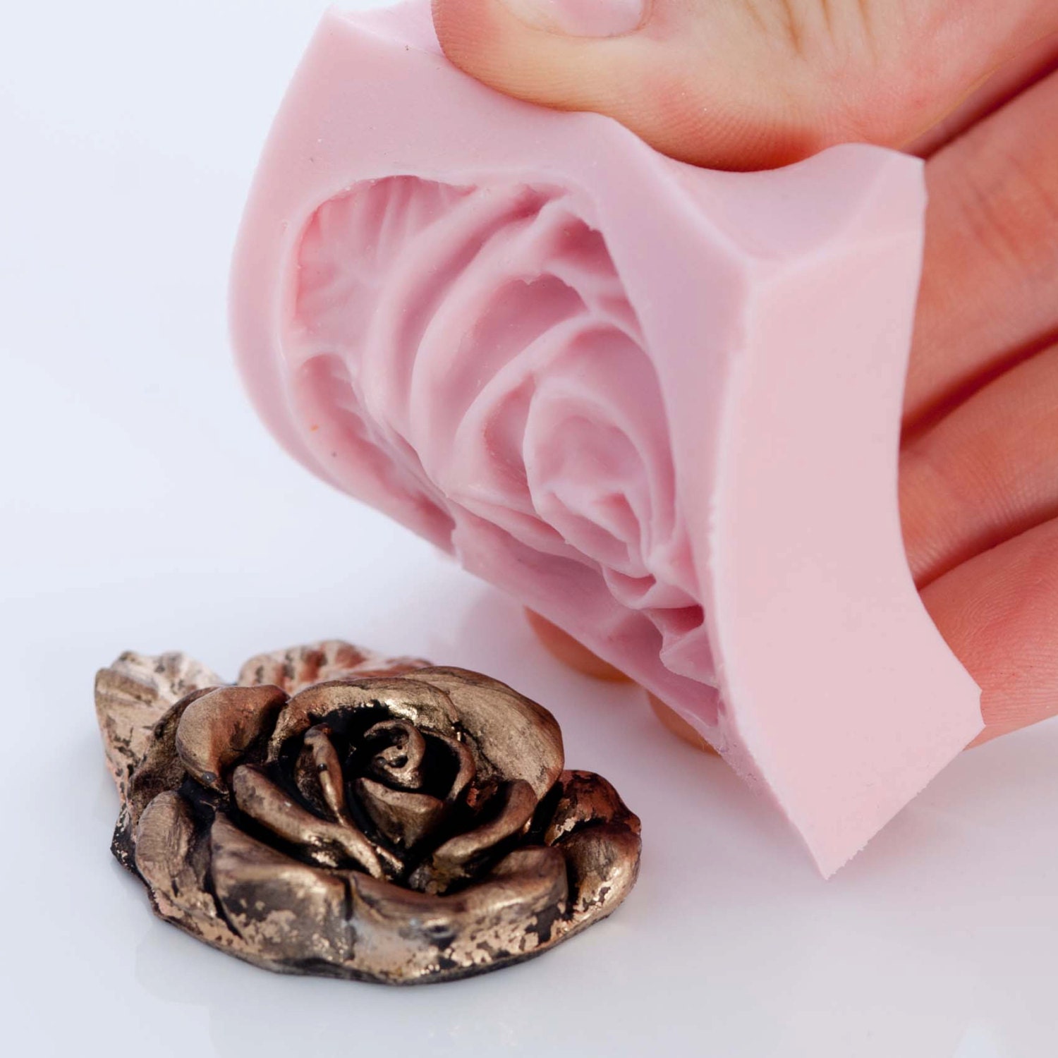 Victorian Rose Silicone Mold Rose Pendant Mold Rose - Etsy