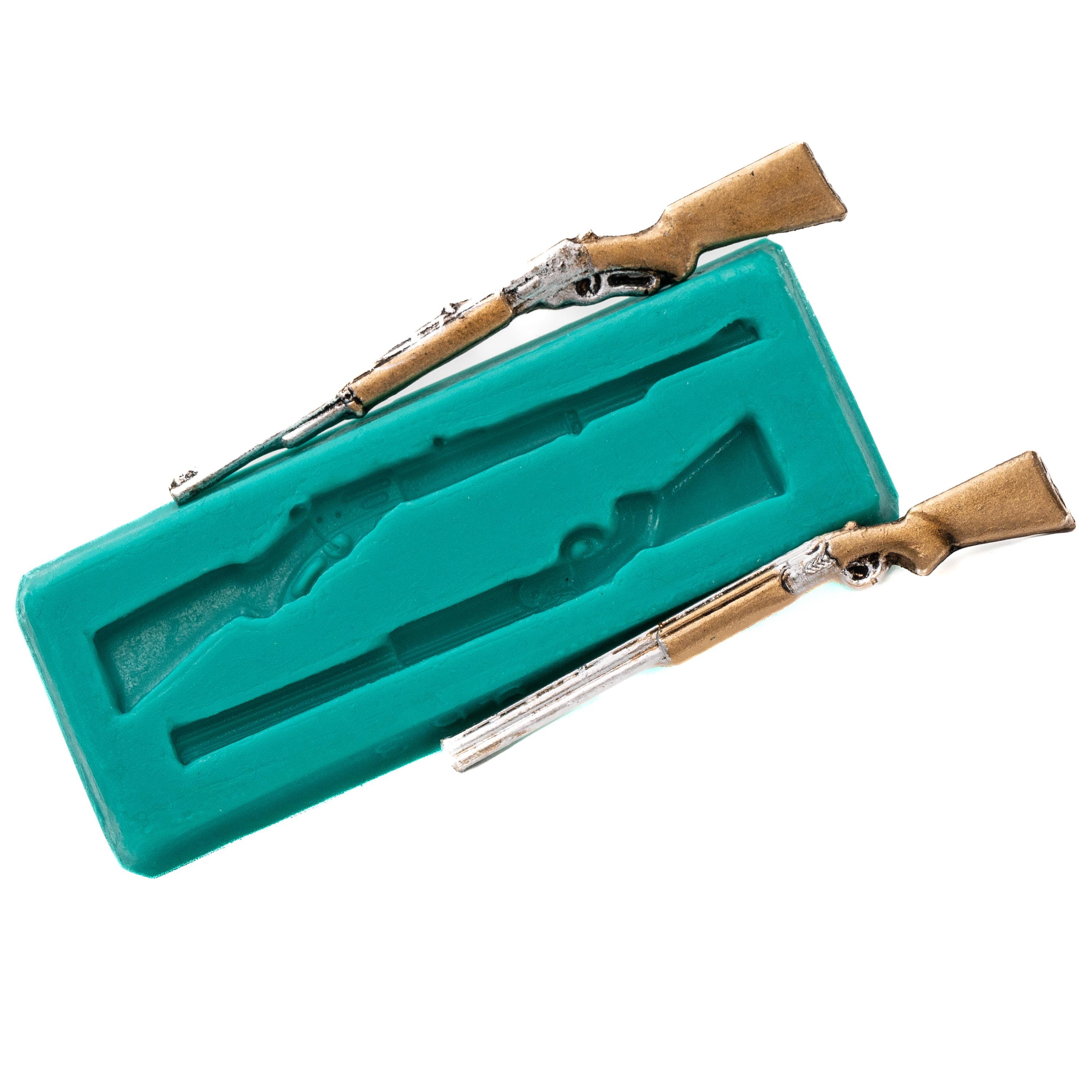 Silicone Mold Creates Two Rifles - Shotguns - Guns - Use With Fondant ...